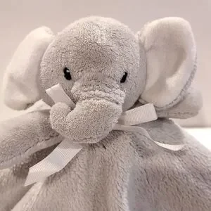 Honey Bunny | Toys | Honey Bunny Grey Elephant Security Blanket Lovey ...